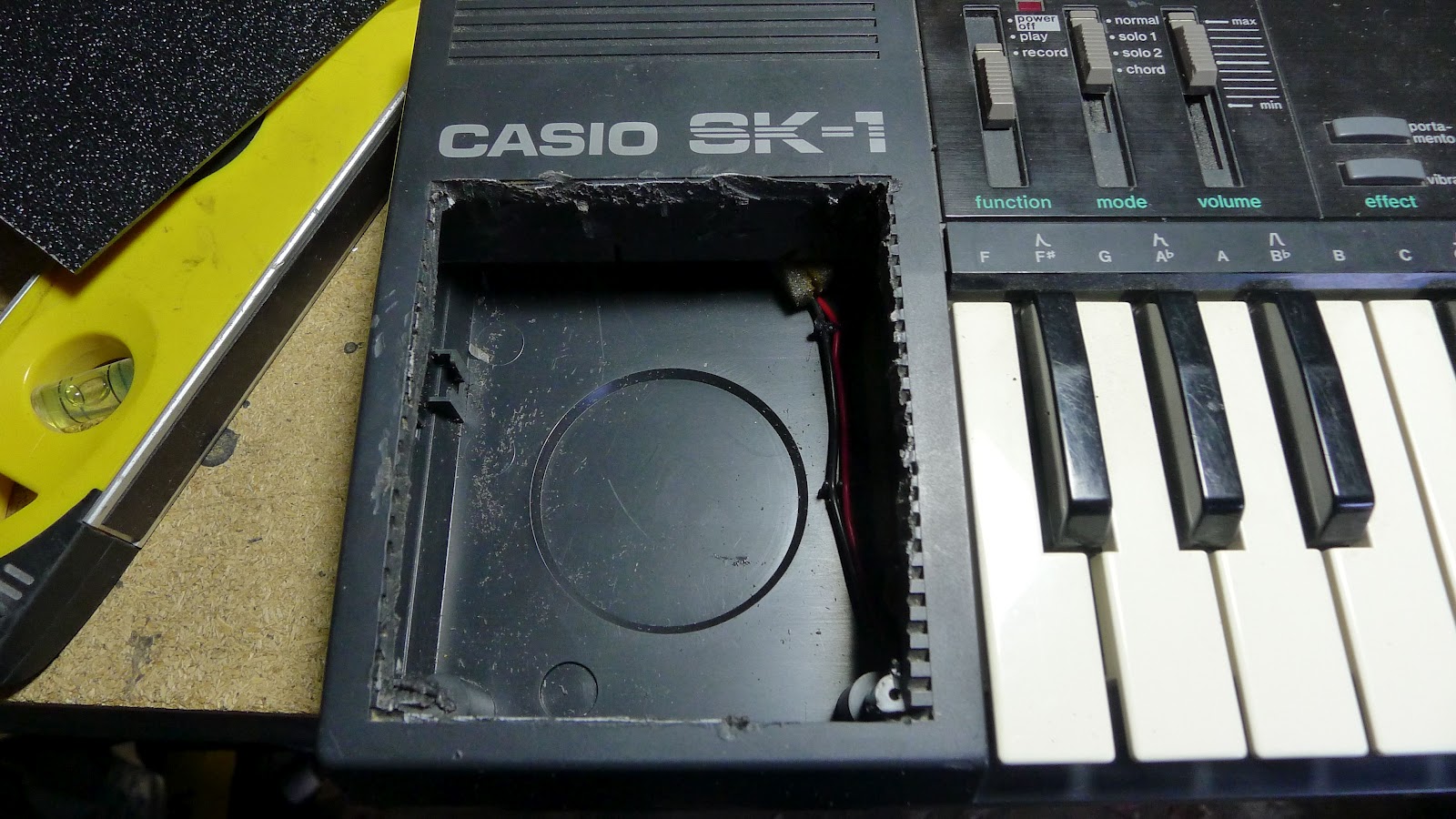 Electric Orange Studio: Casio SK1 Bend Part 1