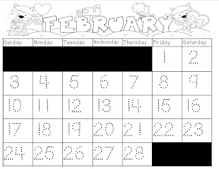 Mrs. Bohaty's Kindergarten Kingdom: FeBrUaRy CaLeNdAr and a FREEBIE!