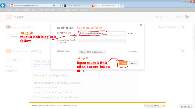 The Story from Us: How to follow blog when there's no follow button