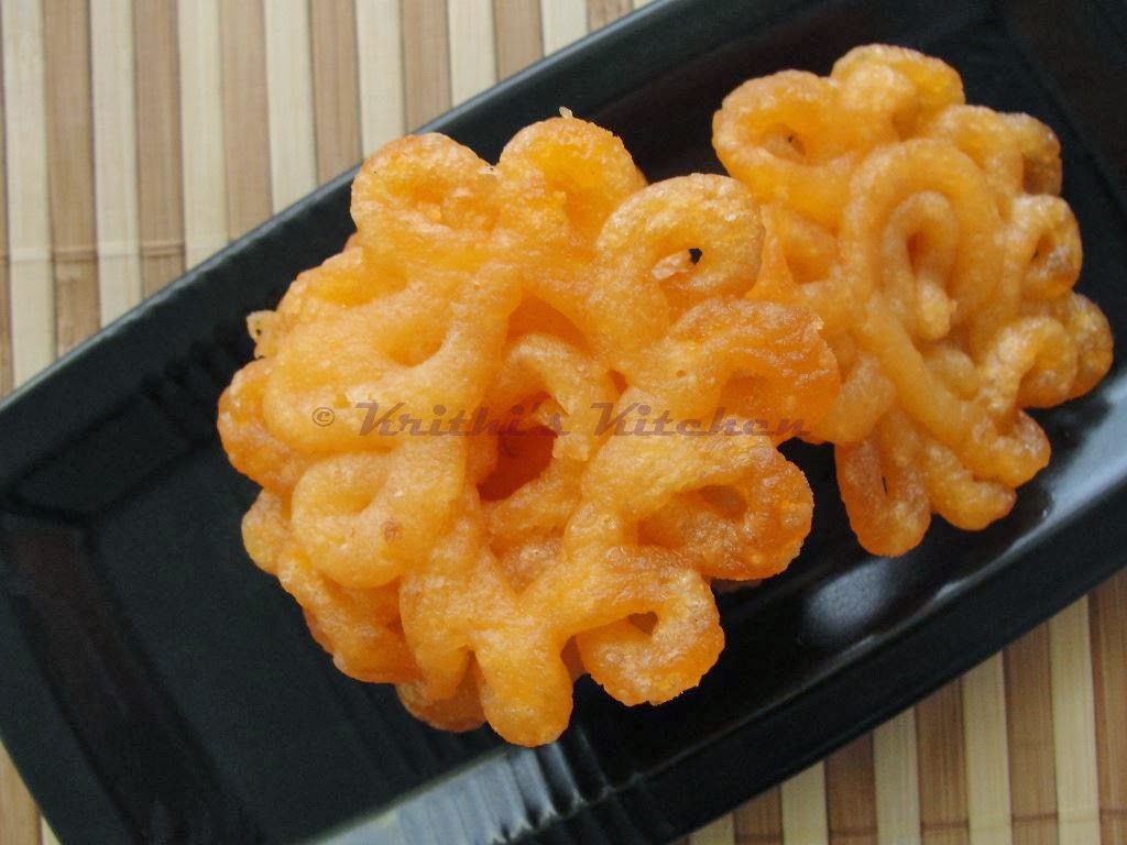 Krithi's Kitchen: Jangiri / Jhangri | Indian Festival Recipes