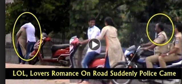 Lovers Caught on Camera in Hyderabad