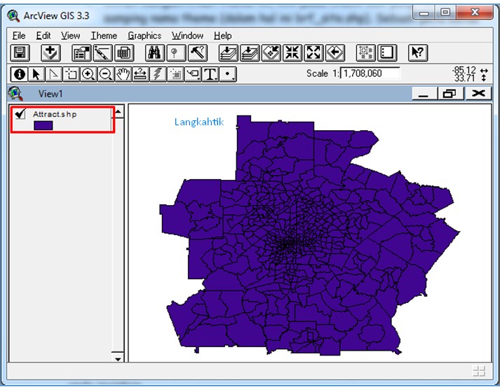 Cara Menambahkan Theme pada Arcview 3.3 Sistem Informasi Geografis ...