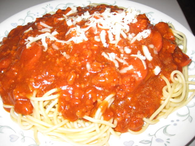 Filipino Dishes: SPAGHETTI (Filipino Style)