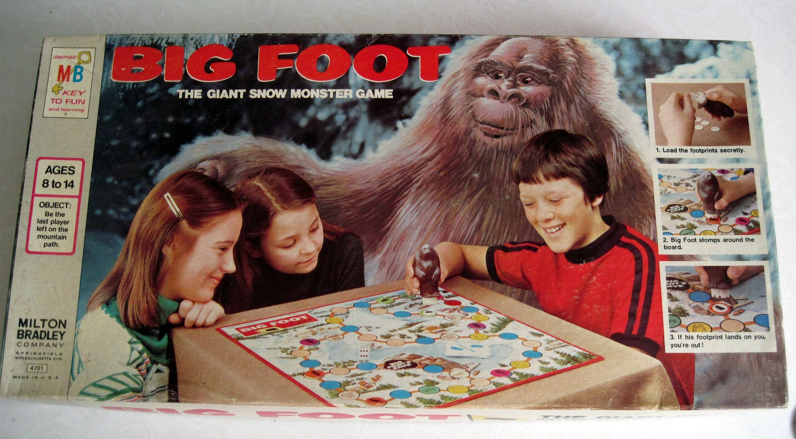 Tracy's Toys (and Some Other Stuff): Milton Bradley Bigfoot Game