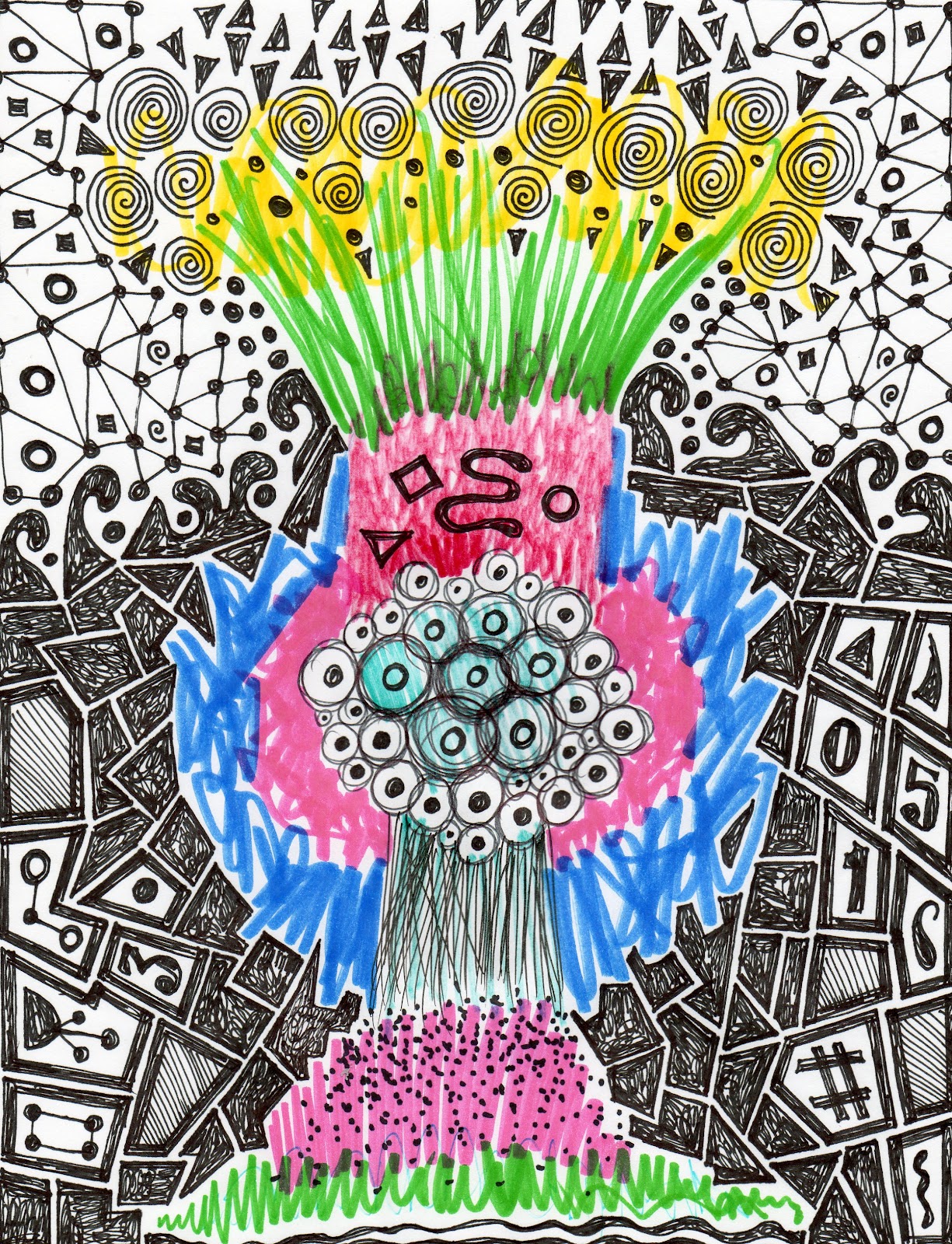 ISOM SYMBOLIC ART: Growth patterns within the universe...