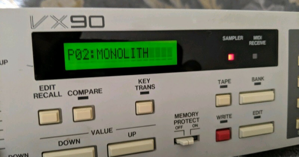 MATRIXSYNTH: Akai VX90 Rackmount Analog Synthesizer SN 10445-33847