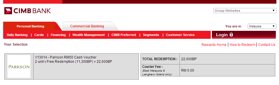 'Aien Awien' Husaini: Redeem Points Credit Card..!! Yeayyy...~!