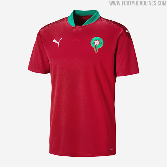 Morocco 2020-21 Home & Away Kits Released - Footy Headlines