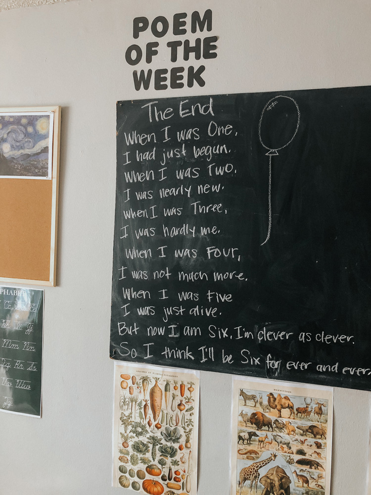 OUR WEEKLY POEM ROUTINE (and a freebie) | Forts and Wildflowers