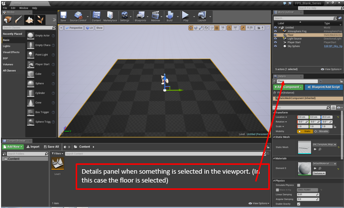 Introduction to UE4 | OnlineDesignTeacher