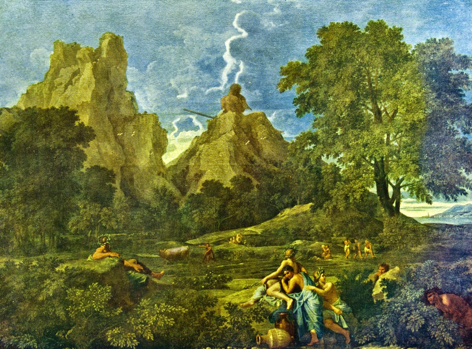 Nicolas Poussin Heroic landscape ~ High resolution Art photos museum ...