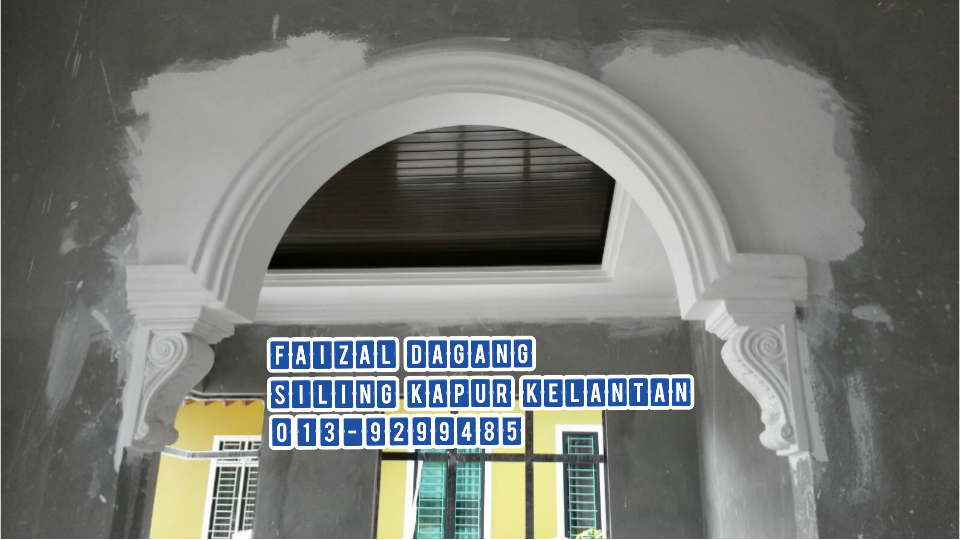 SILING KAPUR DI KELANTAN : SILING KAPUR / PLASTER CEILING MODEN