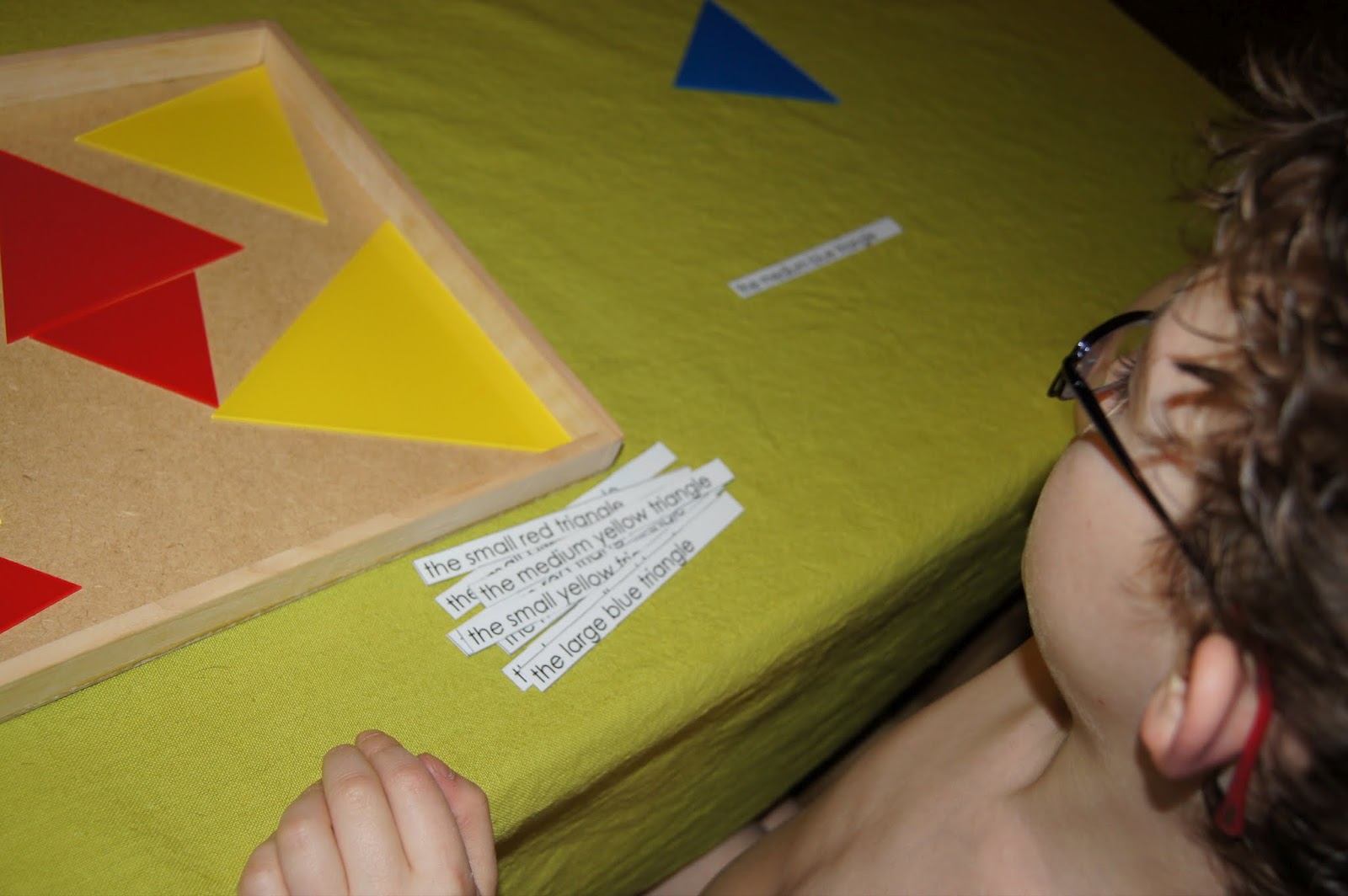 Detective Triangle Game, Montessori Grammar & Language At Home ...