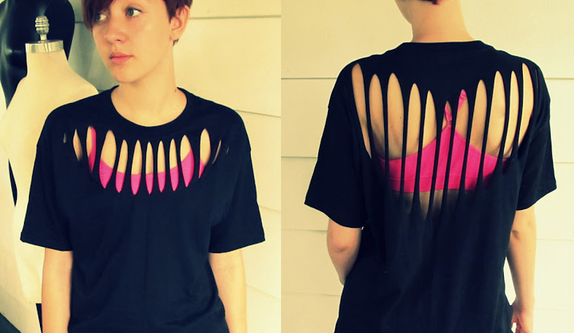 Coco 的美術館: DIY T- Shirt Redesign Ideas (part 2)