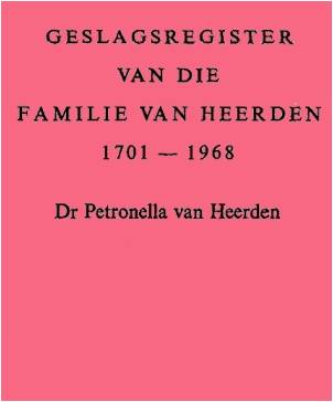 A South African Family - Mc_Cartney: The van Heerden Connection