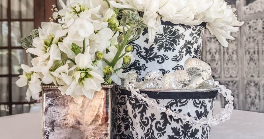 Totally Tutorials: Tutorial - Paper Covered Bucket Table Decorations