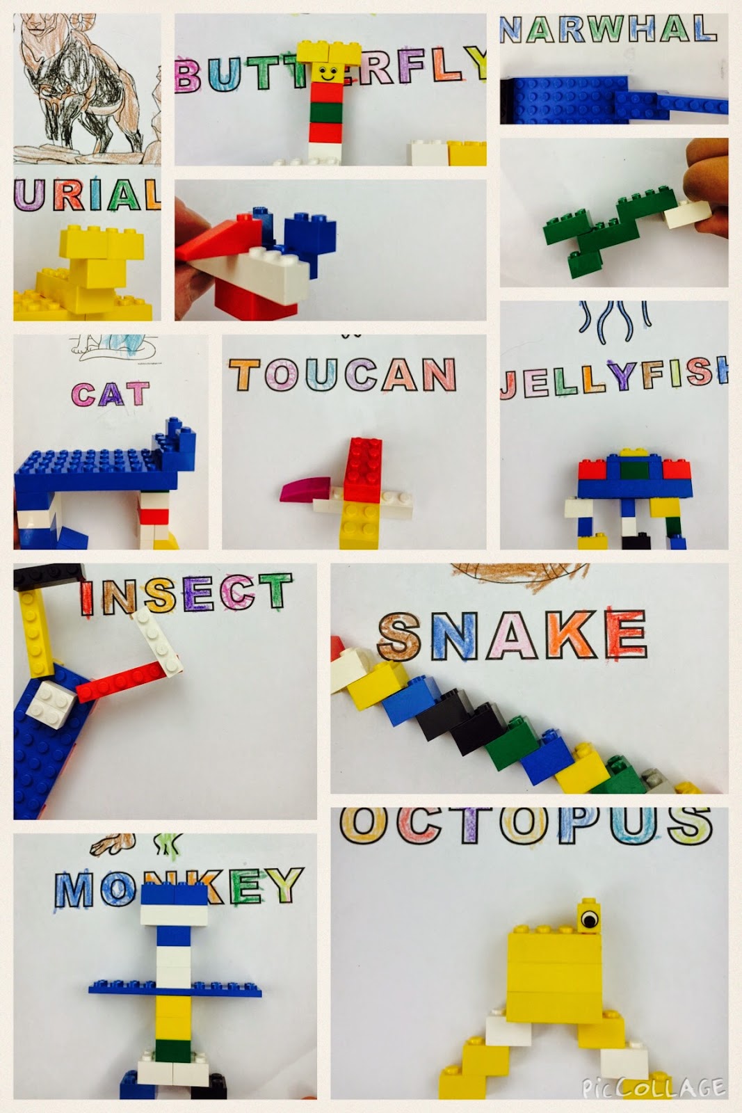 Francis Library Blog: Lego Animal Alphabet in Kindergarten