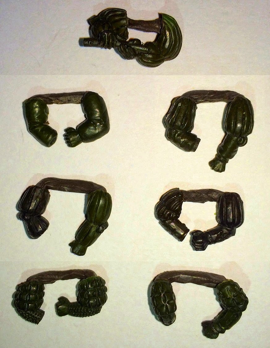 WK's Miniature Imperium: Seal Elf Conversion bits greens