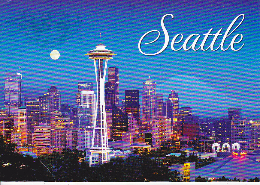 Postcard A La Carte: USA - Space Needle, Seattle - 184m