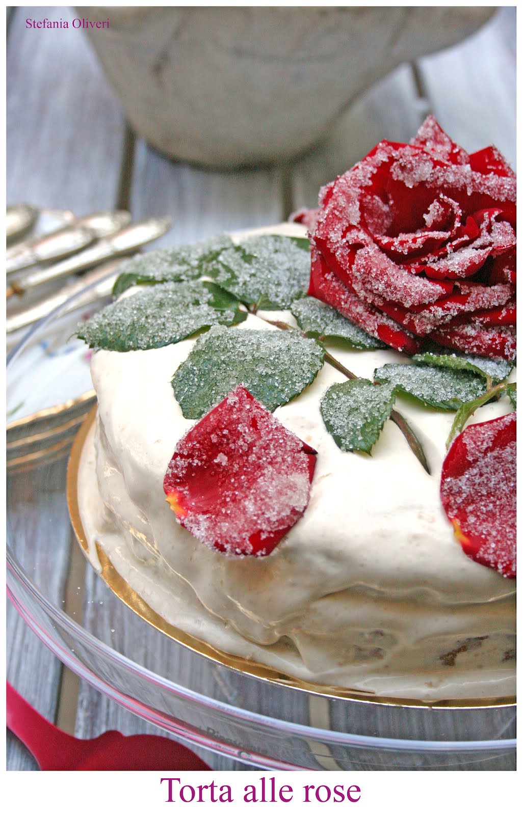 Torta alle rose homemade senza glutine - Cardamomo & co