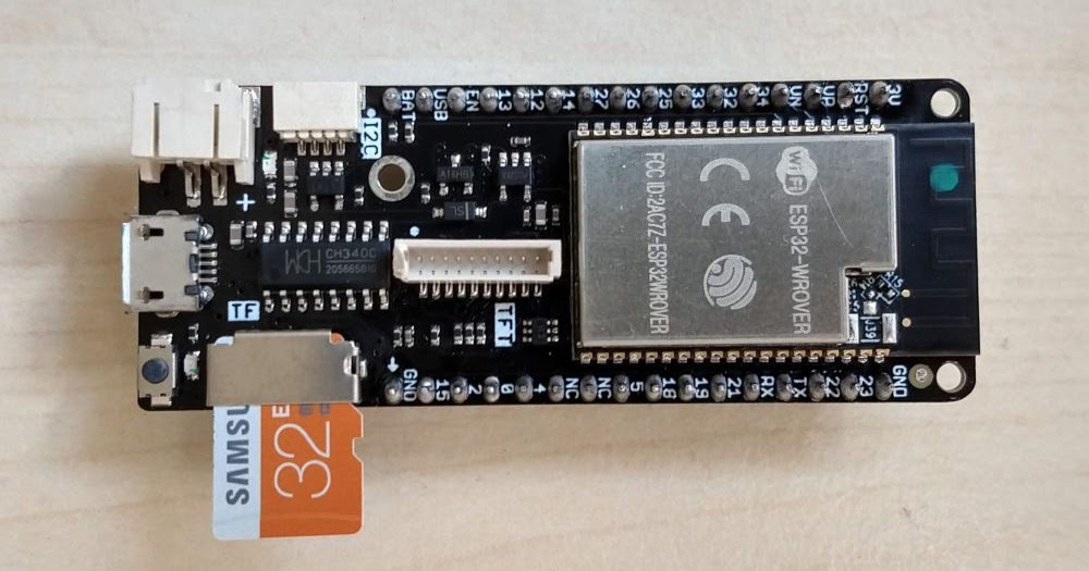 SeanD: MicroPython on ESP32 WROVER
