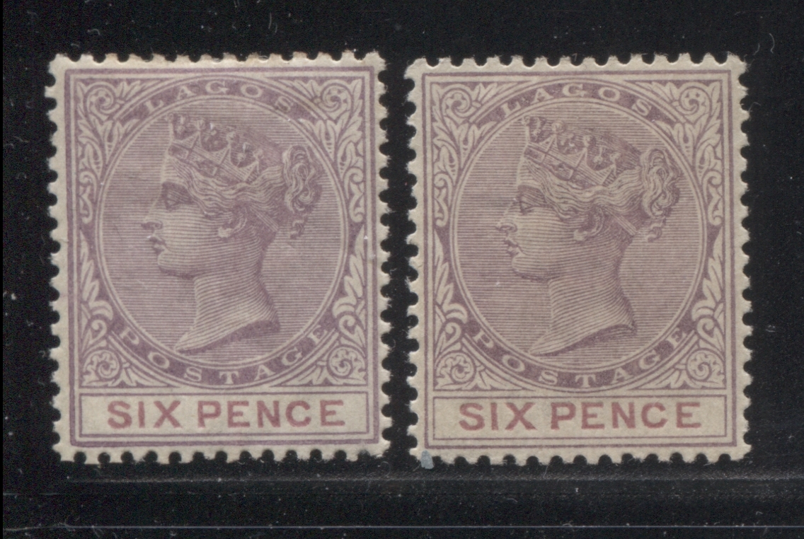 The Printings of the 6d Lilac and Mauve Queen Victoria Keyplate Stamp ...