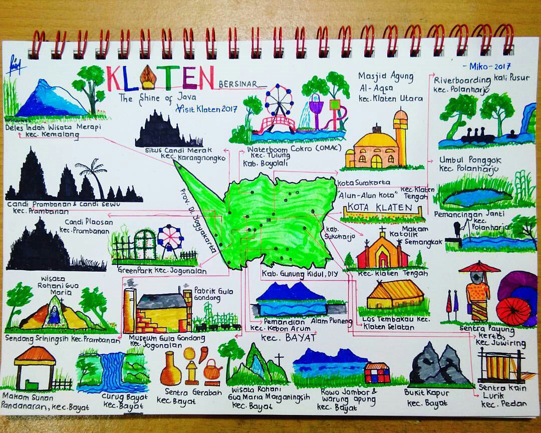 Indonesia Travel: Peta Wisata Klaten