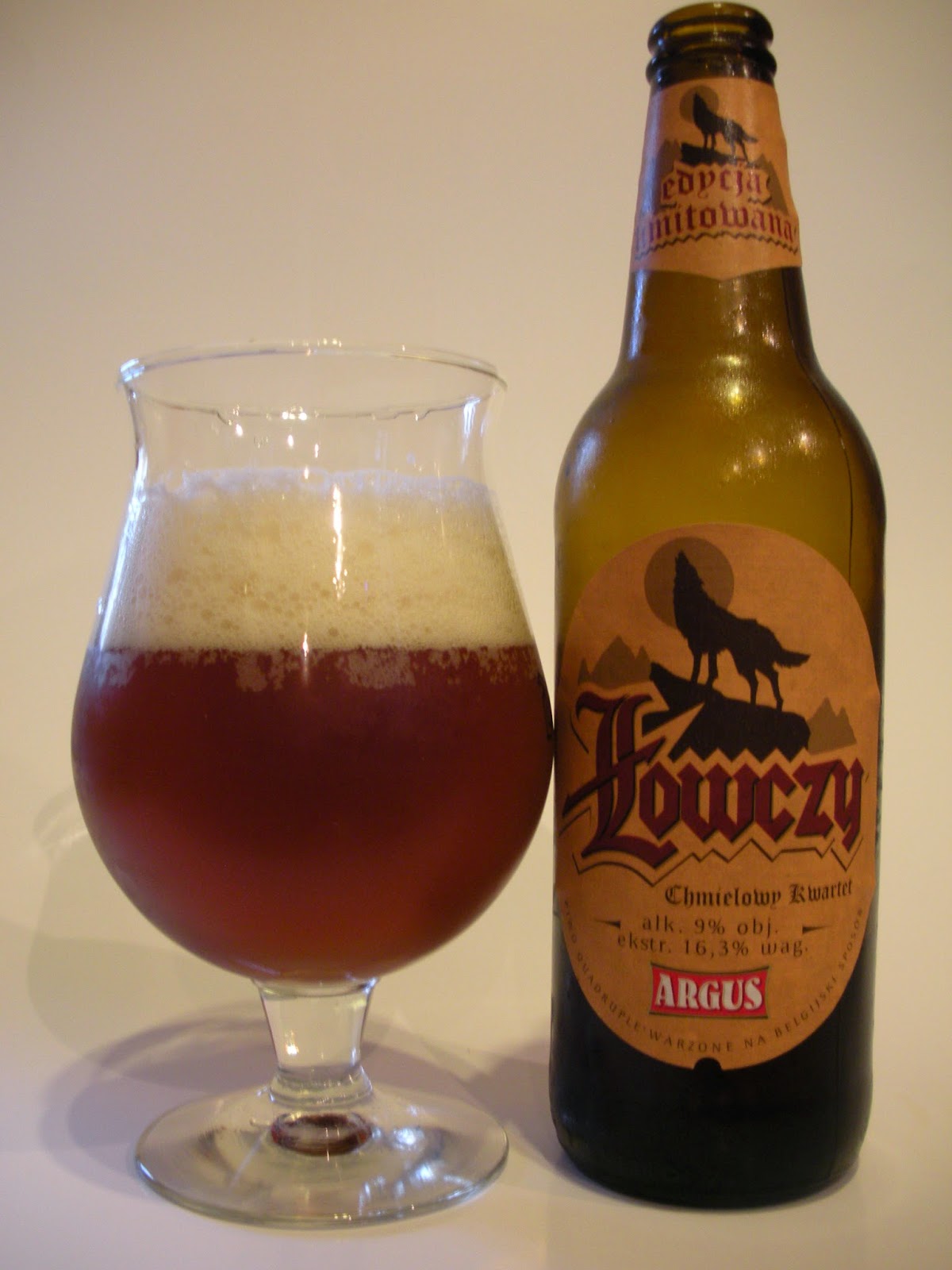 Degustacje - piwo, whisky i inne trunki: Argus Łowczy Chmielowy Kwartet