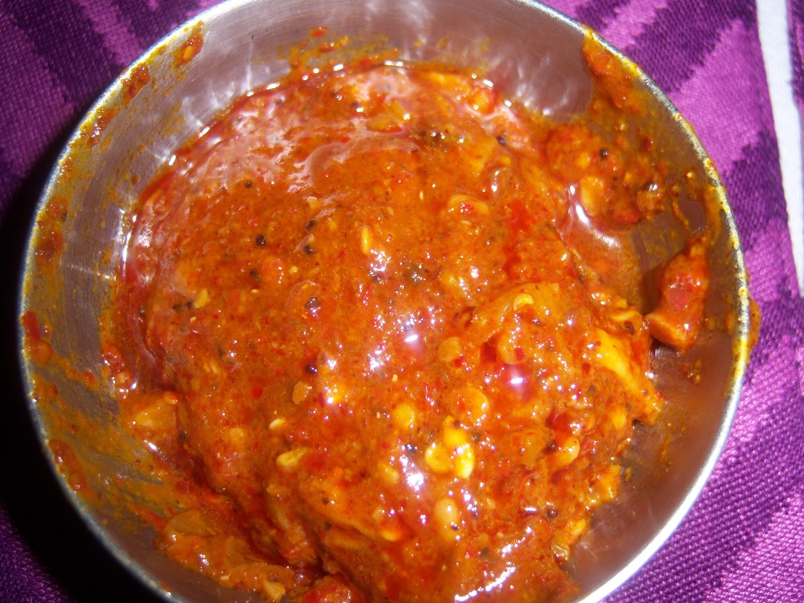 Dosakaya-Chintakaya Pachadi - E.A.T. easyvegrecipes