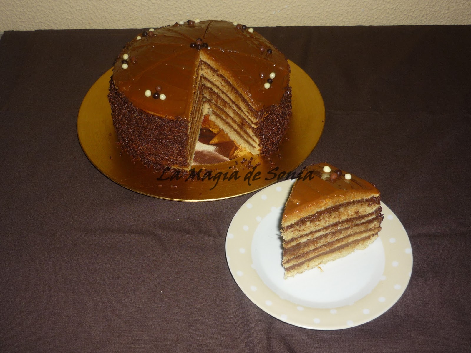La Magia de Sonia: TARTA DOBOS.
