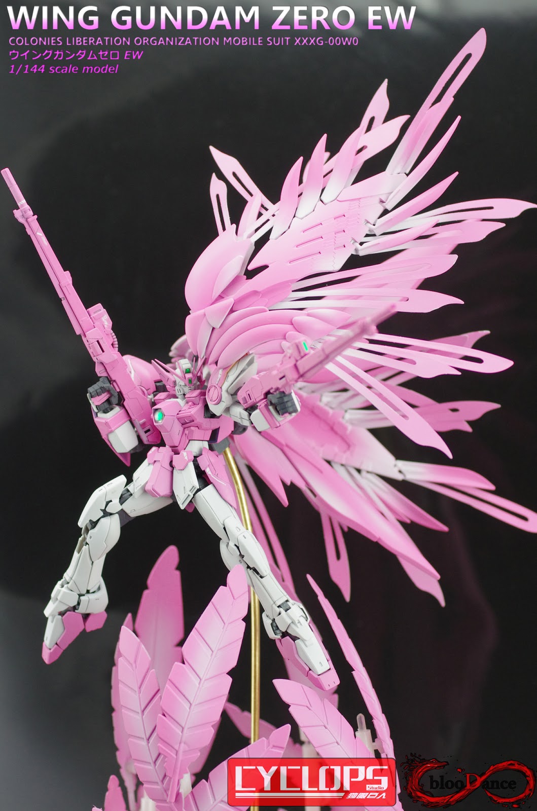 Custom Build: RG 1/144 Wing Gundam Zero Custom EW + Add on Feather ...