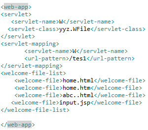 How to Configure welcome file