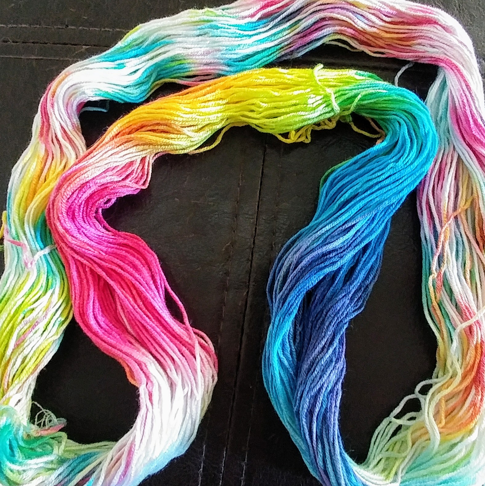 Dyeing Yarn With Tulip Tie Dye Kits