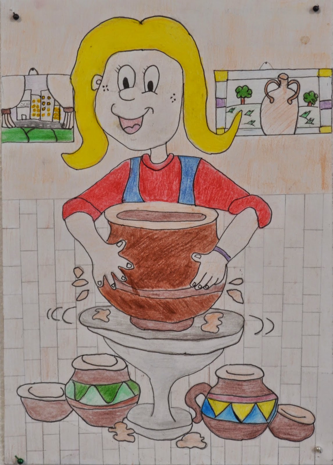 EXPOSICIÓN DE DIBUJOS SOBRE LA CERÁMICA DE MANISES - MOL