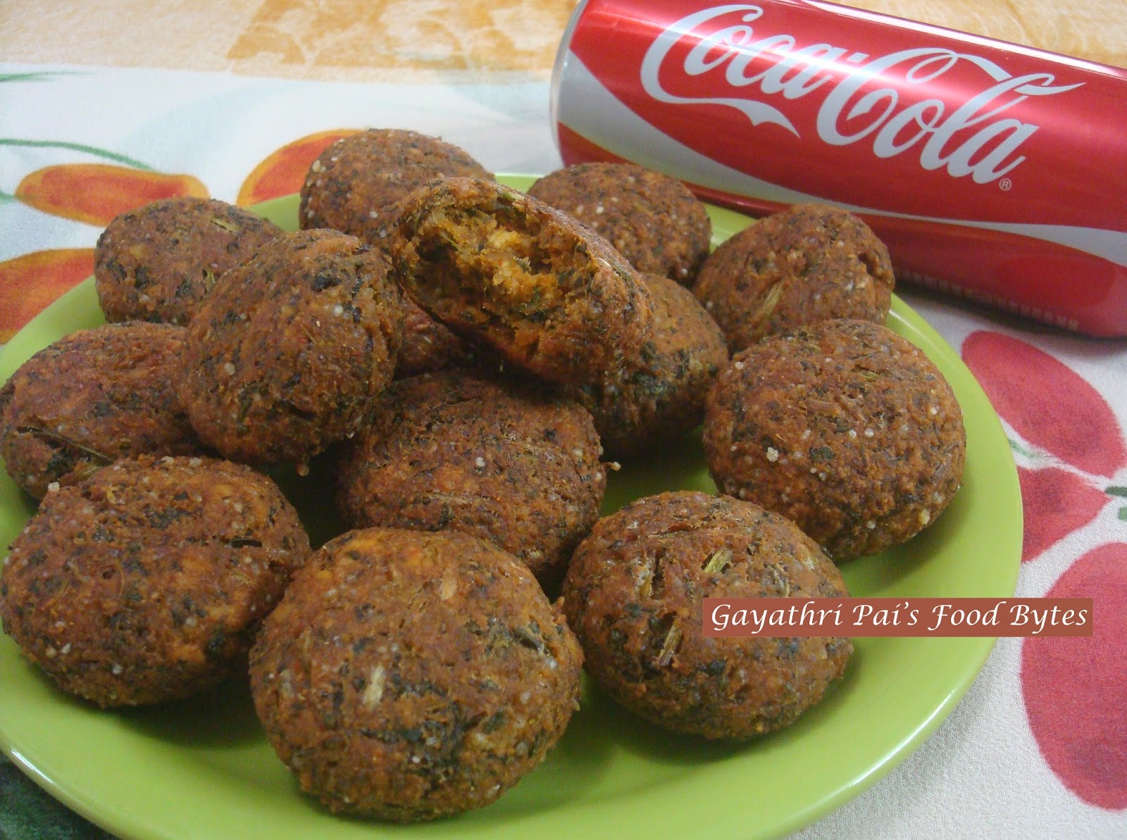 Gayathri Pai's Food Bytes: Dangara / Starter made with Radish Leaves.