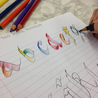 Diary of a Left Brained Art Teacher: Getting Started with Calligraphy