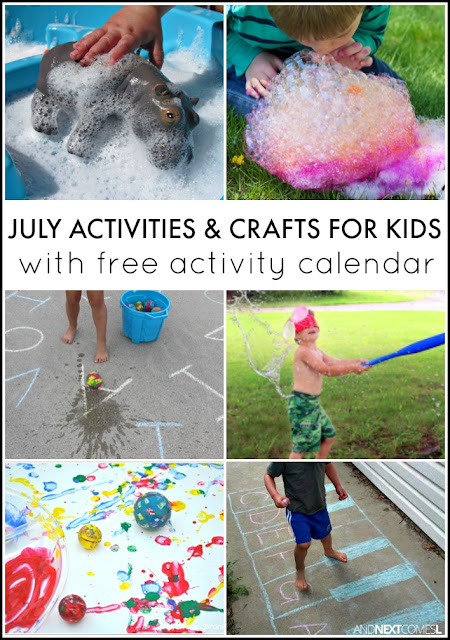 31 July Activities for Kids {Free Activity Calendar} | And Next Comes L ...