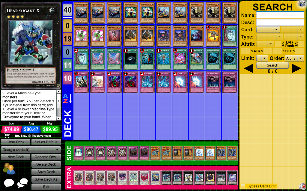 Yu-Gi-Oh! - Zero: Deck: Karakuri Geargia!