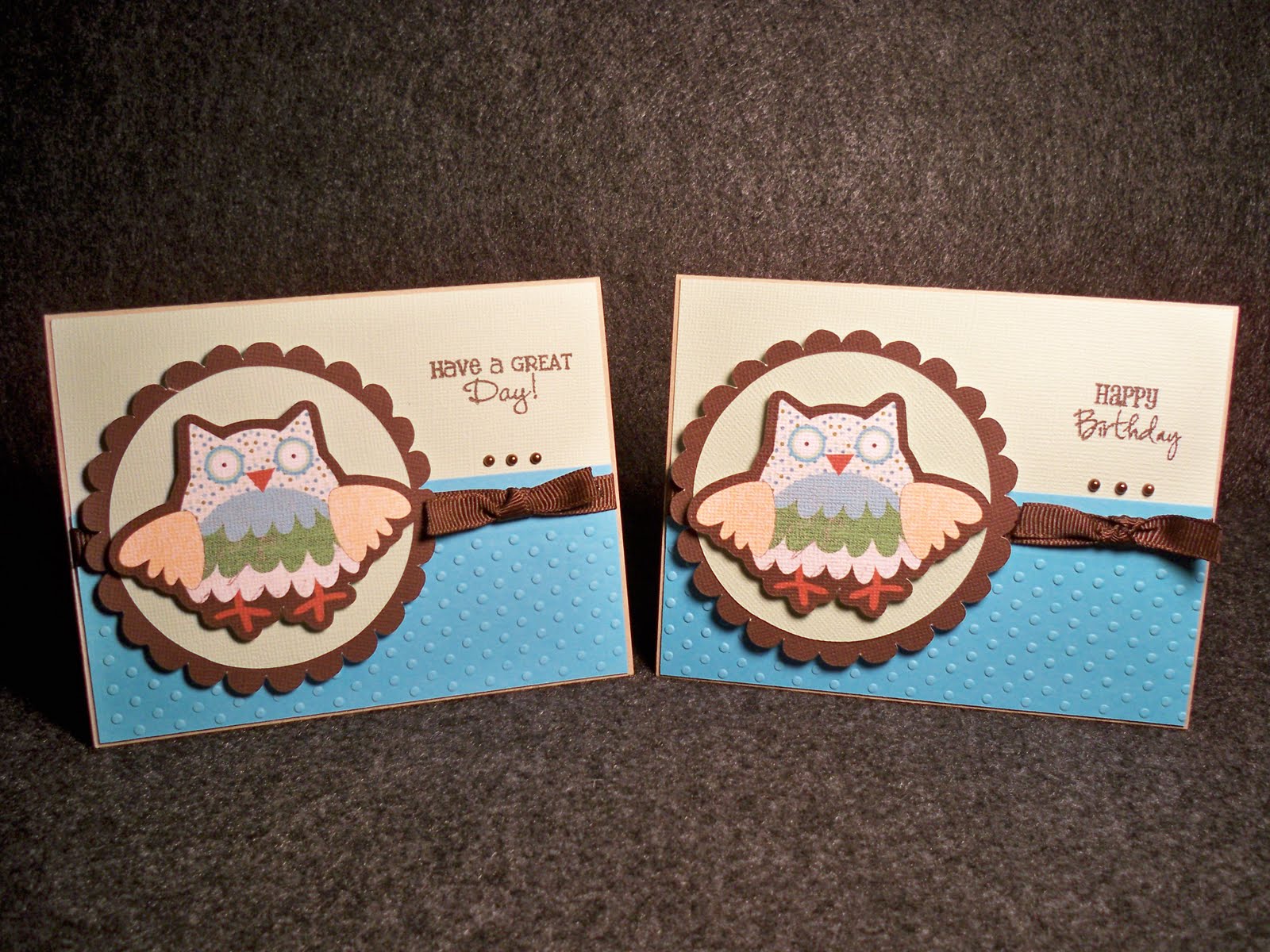 Card Creations & More by C: Two Owl Imagine Cards