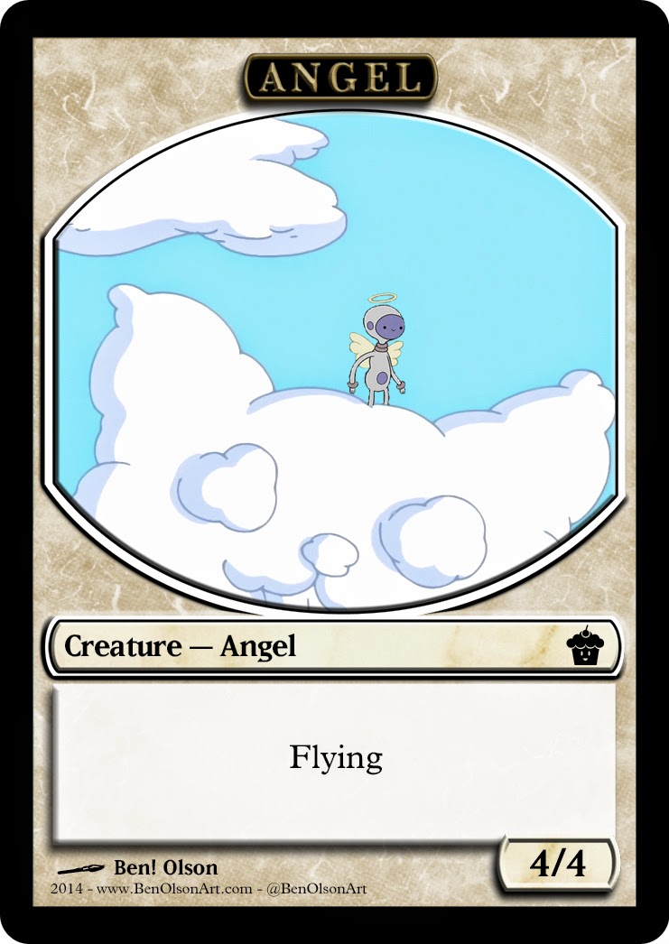 Ben! Olson Art and Design: Adventure Time + Magic the Gathering Tokens!