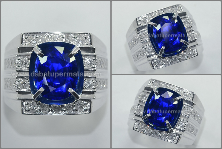 Natural No Heat KASMIR Blue SAFIR Mogok Burma - SPC 218