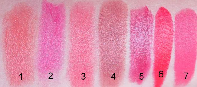 7 pomadek na 7 dni tygodnia. Moje ulubione szminki. ~ piękność dnia