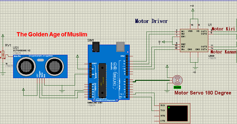 Cara Membuat Robot AVOIDER Menggunakan Sensor HC-SR04 dan Motor Servo ...