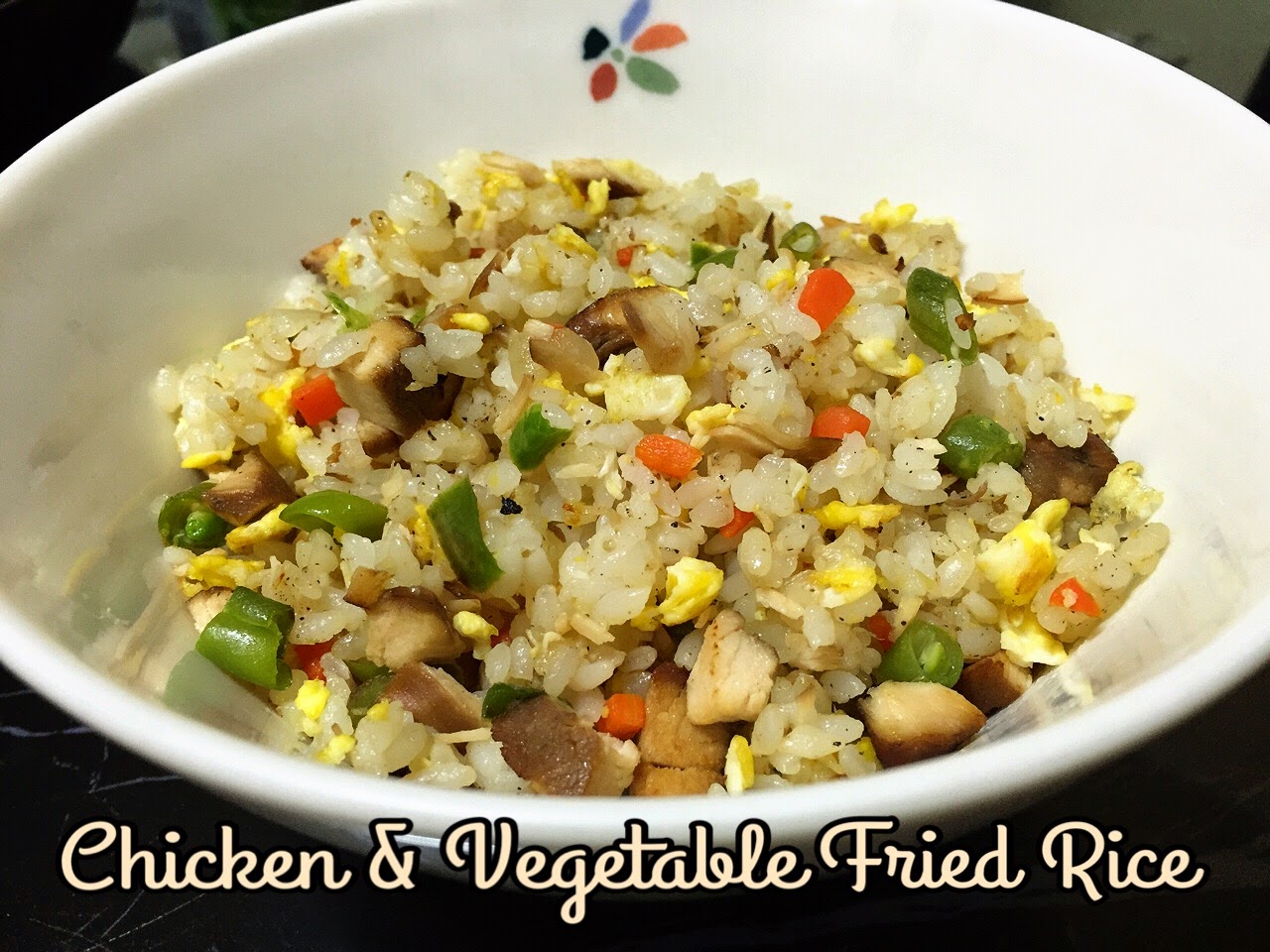 MinJi's Kitchen: Chicken & Vegetable Fried Rice