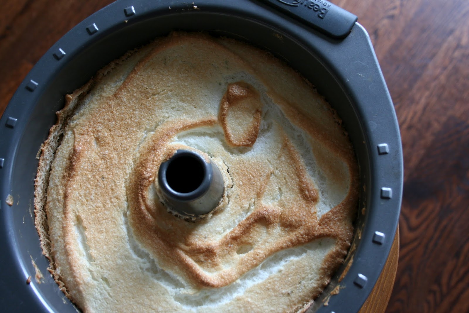 done well: Two Thirds of an Angel Food Cake