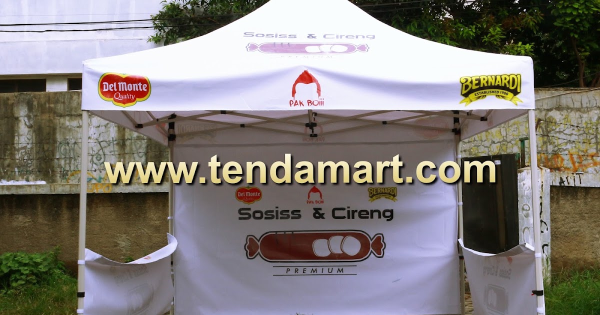 Tenda Lipat 3m Hexagonal - Tenda Lipat