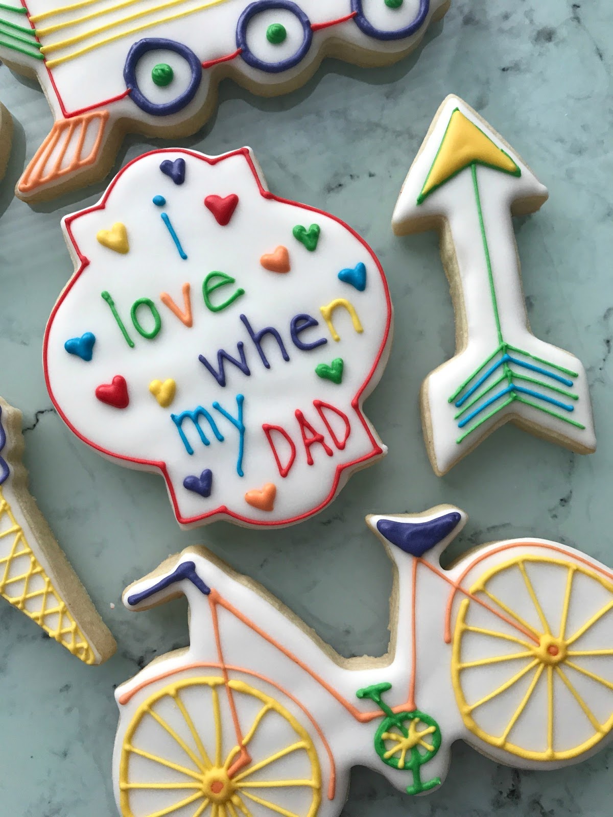 My Favorite Thing - Father's Day Cookie Set | Sweet Jenny Belle - easy ...