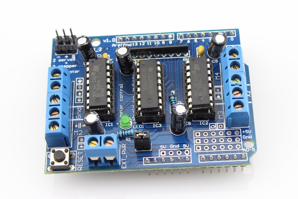 Jan Lipovský Blog Robocar Arduino Motor Shield L293d With Raspberry Pi B Part 1
