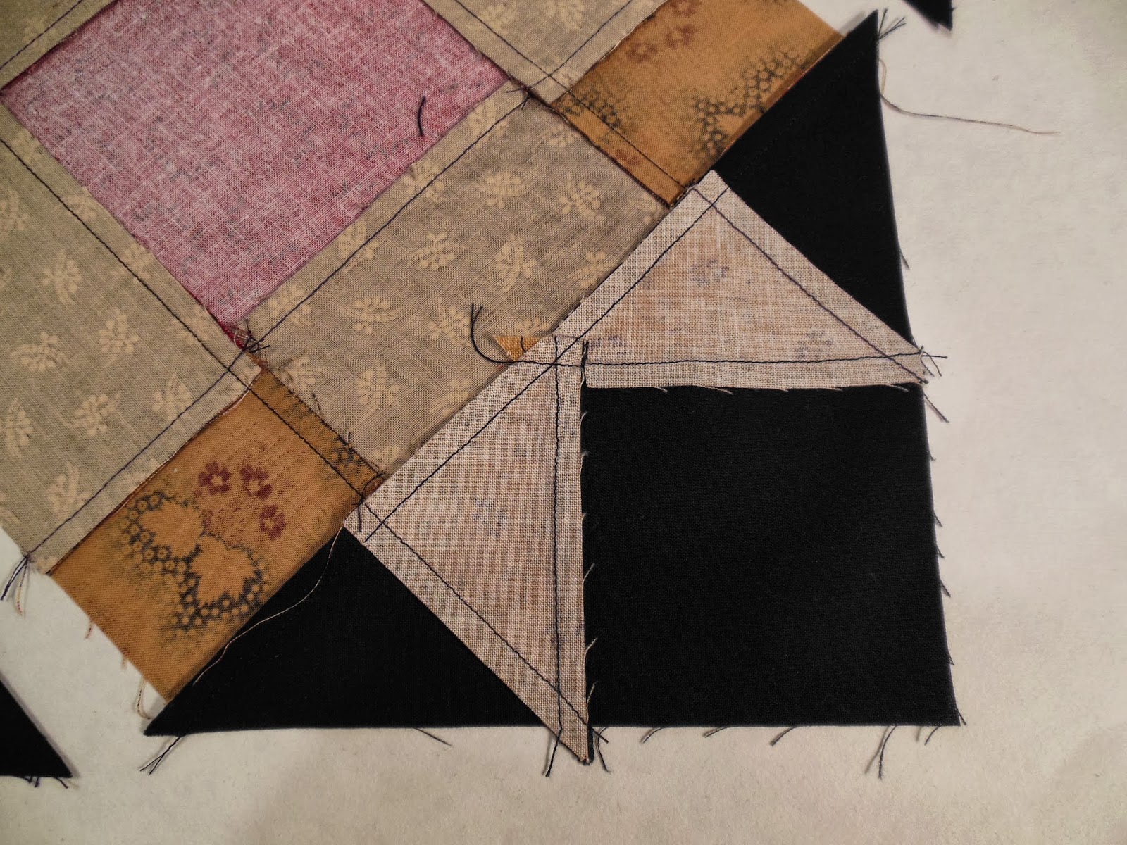 Linda Thielfoldt ~The Quilted Goose: Stash Buster BOM #12 ~ Maple Star