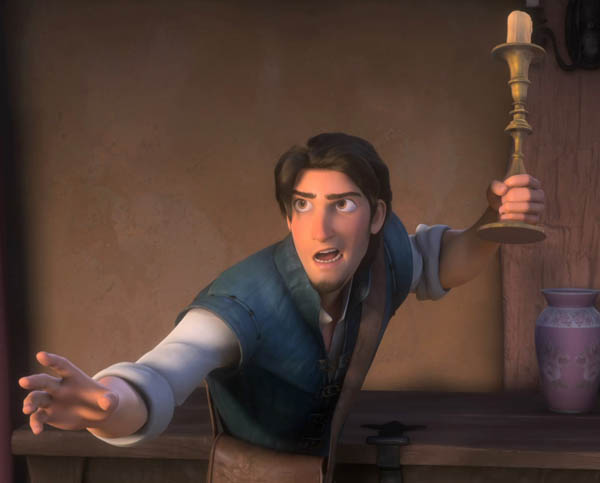 it begins with a messenger bag...: Flynn Rider, the Attractive cartoon